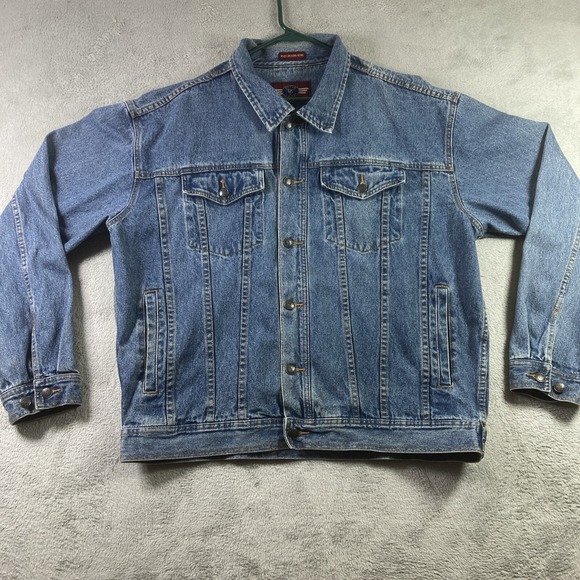 Denim Gear | Jackets & Coats | Vintage Denim Jacket Men 2xl Xxl Blue ...